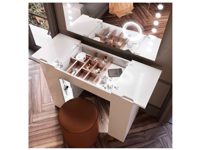 Tocador Moderno con Espejo en Madrid | Muebles Valencia® Acabado A ...